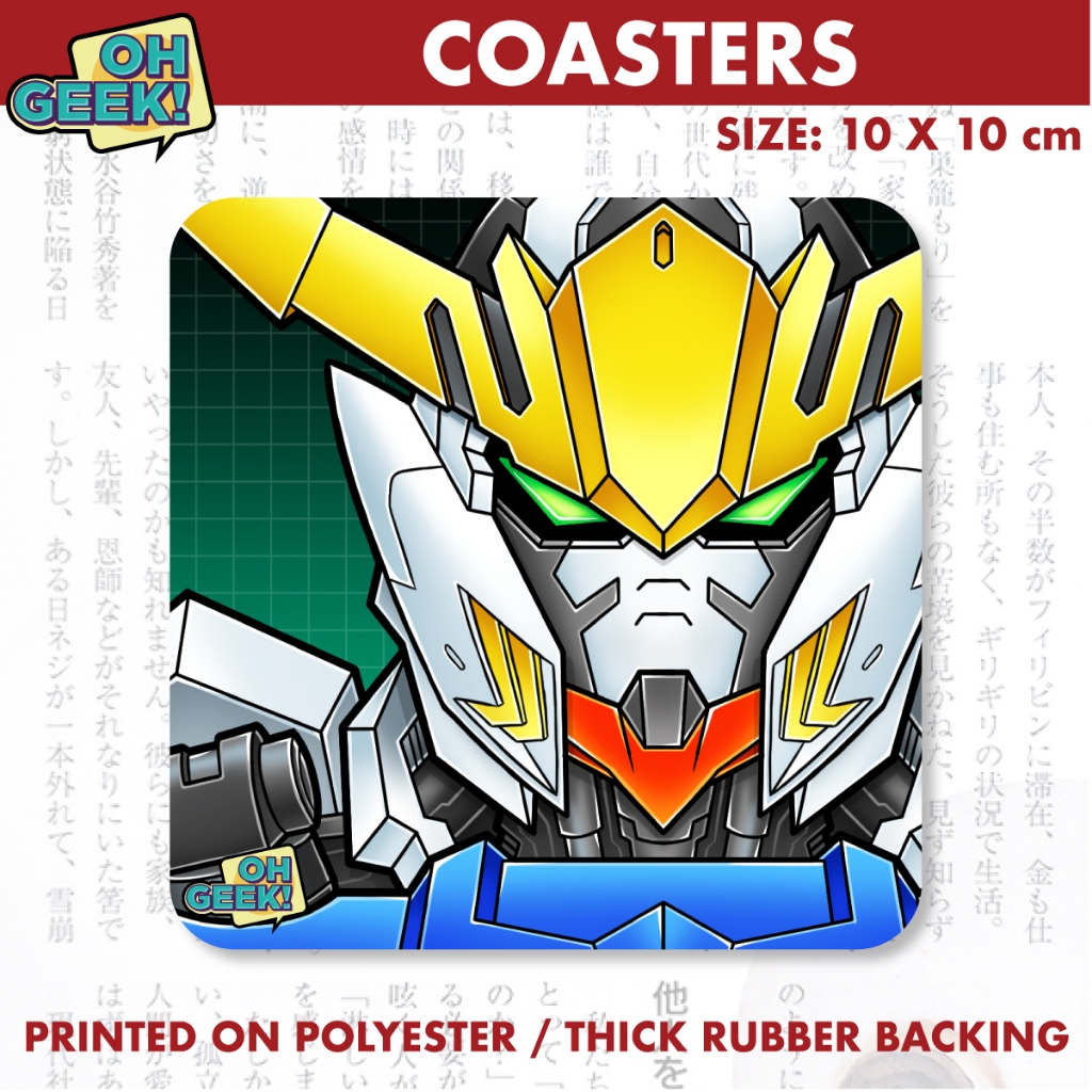 Gundam Barbatos from Iron Blooded Orphans Coaster | Shopee Philippines