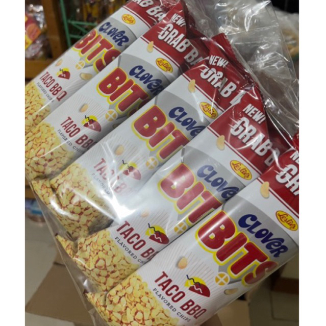 CLOVER BITS TACO FLAVOR BITS OG (10pcs per balot) | Shopee Philippines