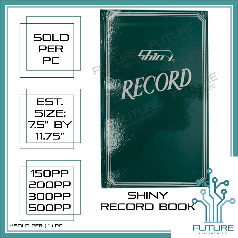 Record Book No. 99 Green Cover 150 pages 200 pages 300 pages 500 pages ...