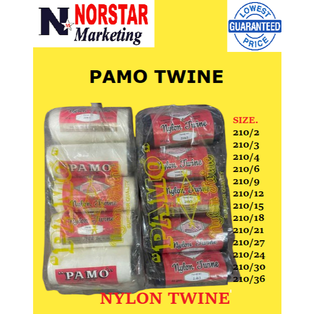 Cone Pamo Thread /Nylon Twine Thread/Shoe Thread/Fish Thread/10pcs per ...