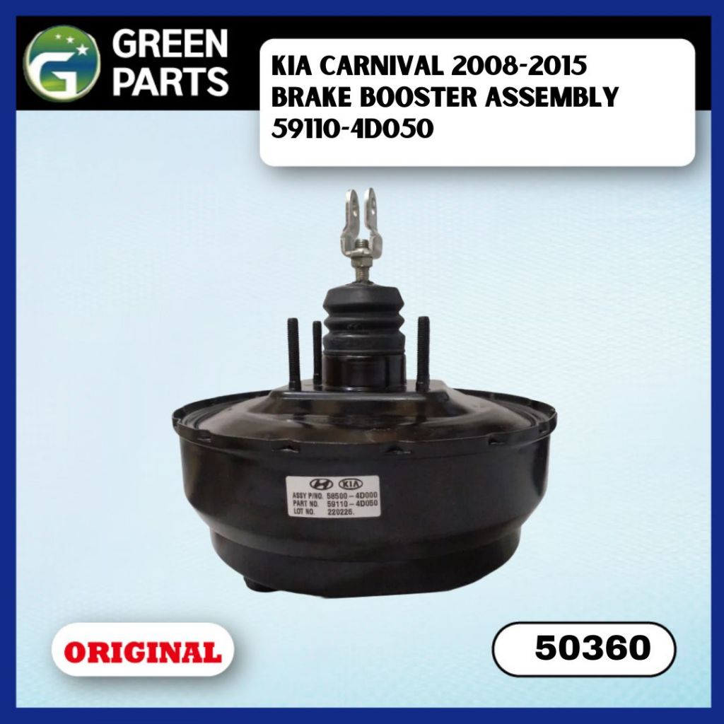 BRAKE BOOSTER (HYRAUVAC ) ASSEMBLY FOR KIA CARNIVAL 2008-2015 MODEL ...