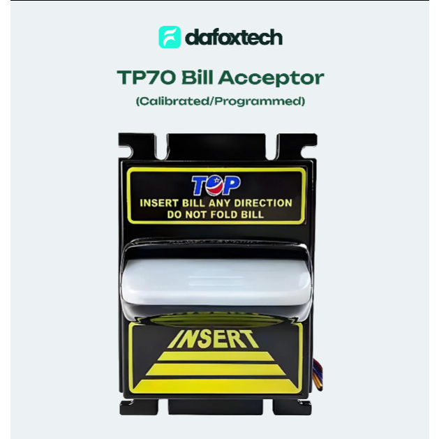 TP70 Bill Acceptor (Ideal for Piso Wifi & E-loading Machines) | Shopee ...