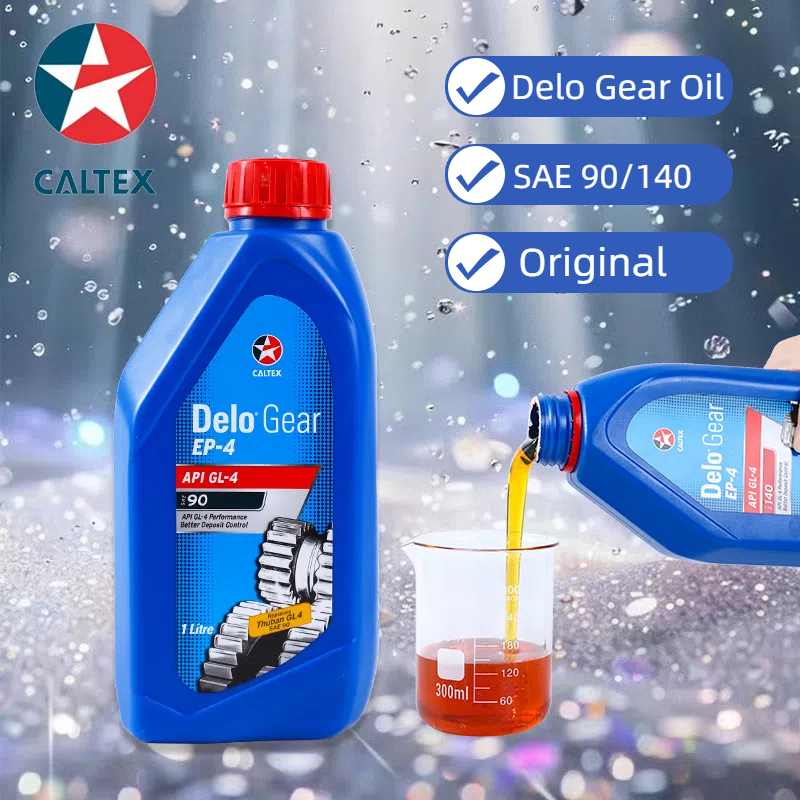 Caltex Delo Gold Gear Oil 1L SAE 90/140 EP-4 API GL-4 For Car Diesel ...