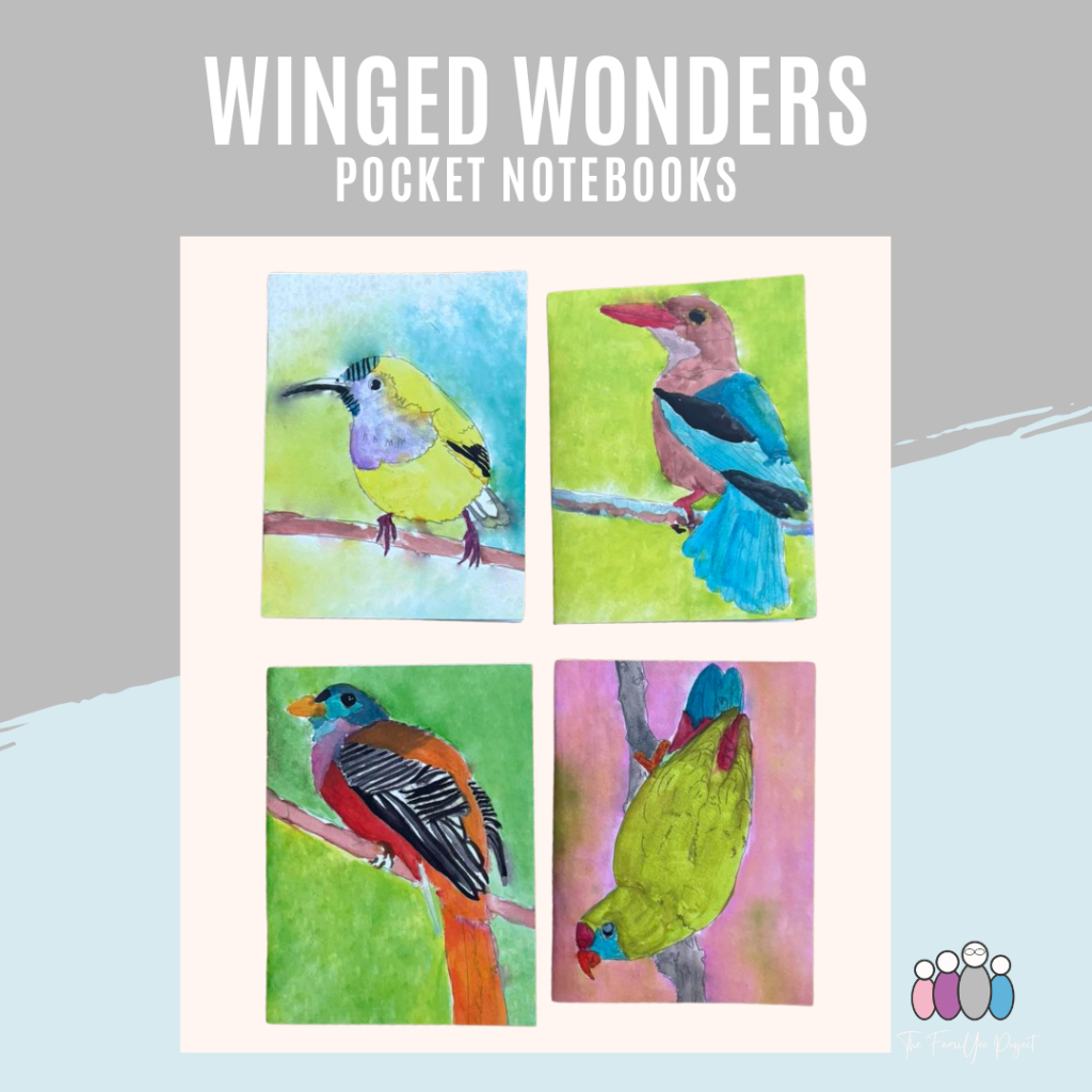 Winged Wonders Pocket Notebooks (4 Notebook Set) | Shopee Philippines