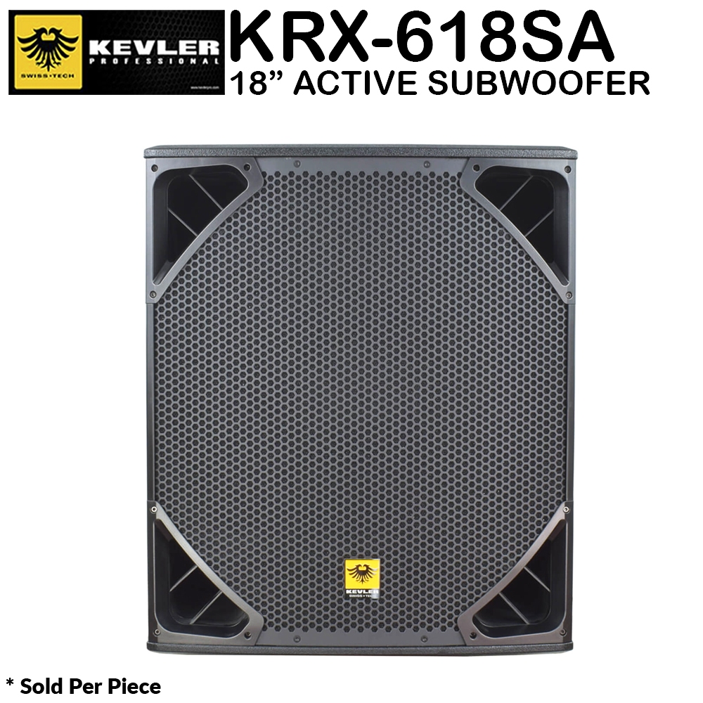 Original Kevler Professional Krx-618sa 18" 800 Watts Class D Powered ...