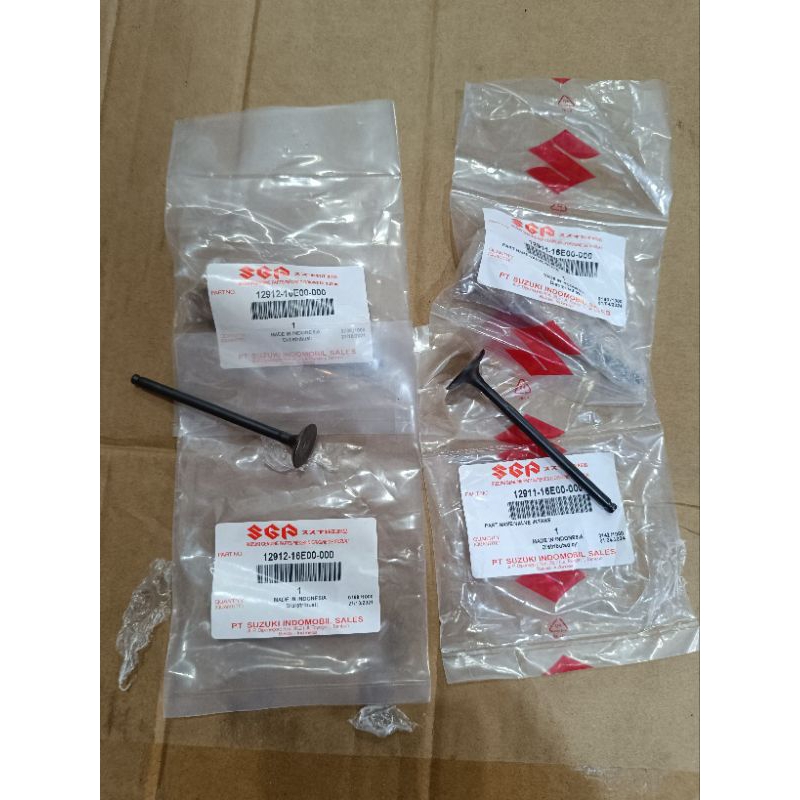 INTAKE VALVE/EXHAUST VALVE RAIDER 150 CARB SUZUKI GENUINE | Shopee ...