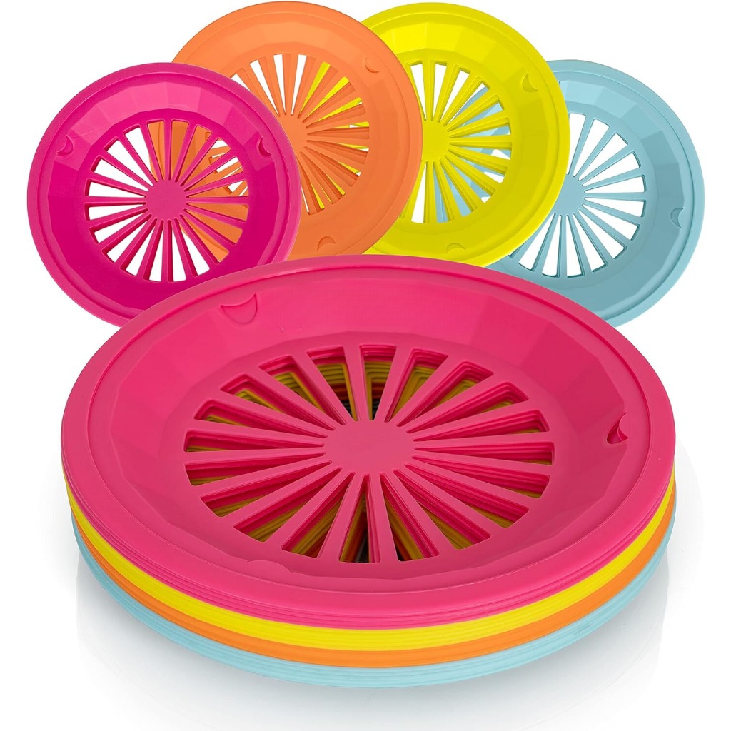 PLASTIC PAPER PLATE 24 PIECES/12 PIECES FOR PARTY NEEDS HOUSEHOLD ...