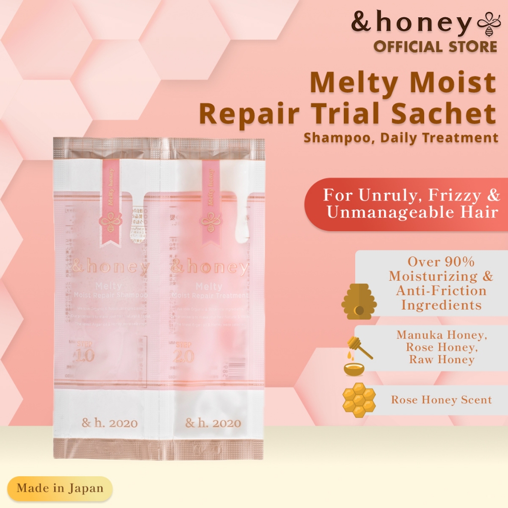 &Honey Melty Trial Sachet (Shampoo and Treatment) | Shopee Philippines