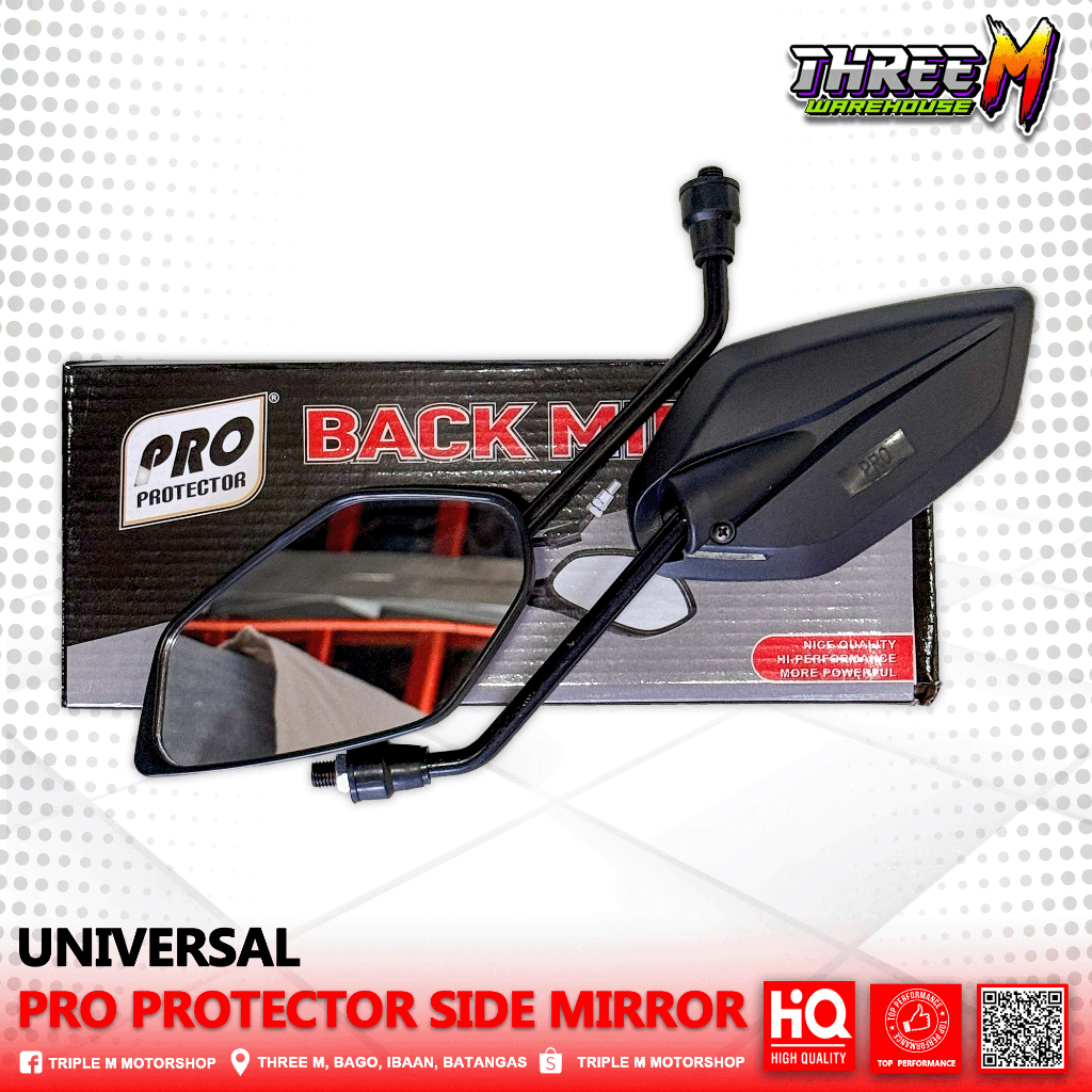 PRO PROTECTOR SIDE MIRROR FOR MOTOR UNIVERSAL | Shopee Philippines