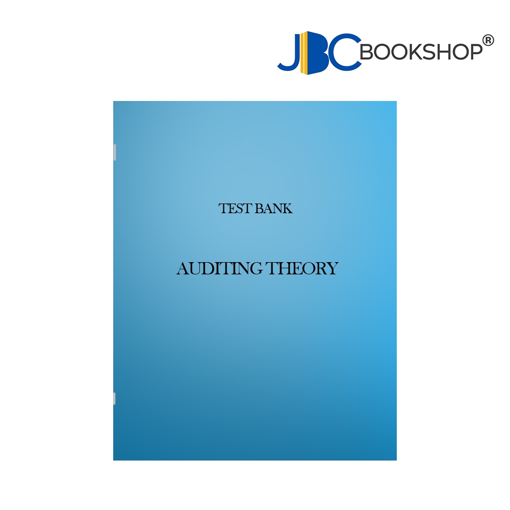 Accounting Reviewer Testbank Auditing Theory | Shopee Philippines