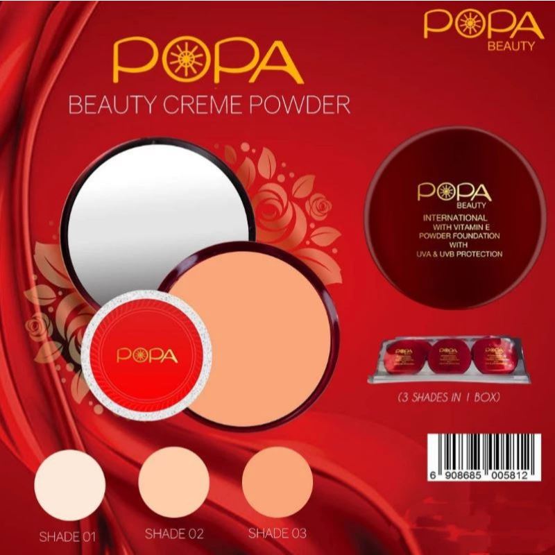 POPA Foundation Powder Beauty Cream Powder 20g | Shopee Philippines
