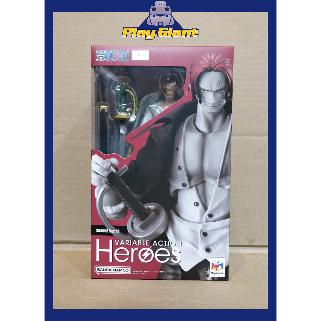 Megahouse Variable Action Heroes Shanks Ver 1.5 (One Piece) | Shopee ...