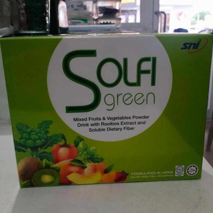 Solfi Green 30s Mixed Fruits and Vegetables Powdered Drink - Formulated ...
