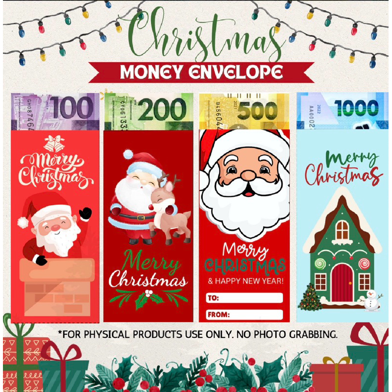 Cute Christmas Angpao (Money Envelope) | Shopee Philippines