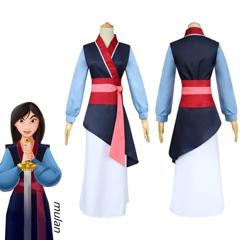 Adult Hua Mulan Cosplay Costume Adults female Chinese style Hanfu ...