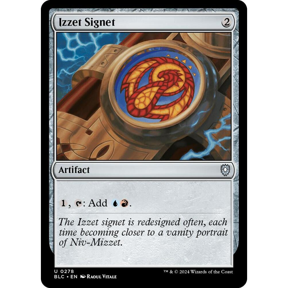 Izzet Signet - Commander: Bloomburrow (BLC) | Shopee Philippines