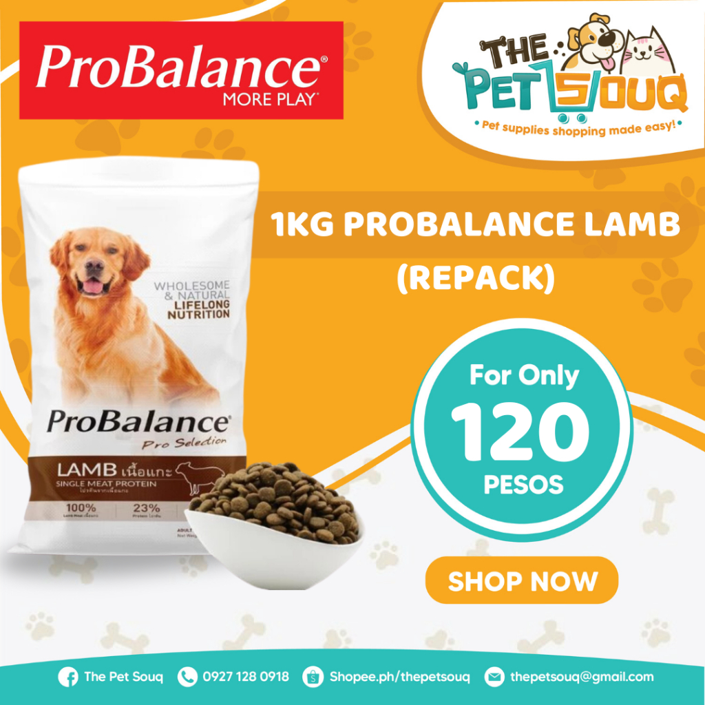 1KG PROBALANCE DOG DRY FOOD (REPACK) | Shopee Philippines