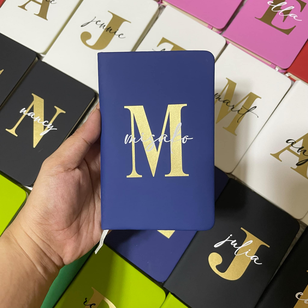 Personalized A6 Notebook Journal with Garter | Christmas Gift | Shopee ...