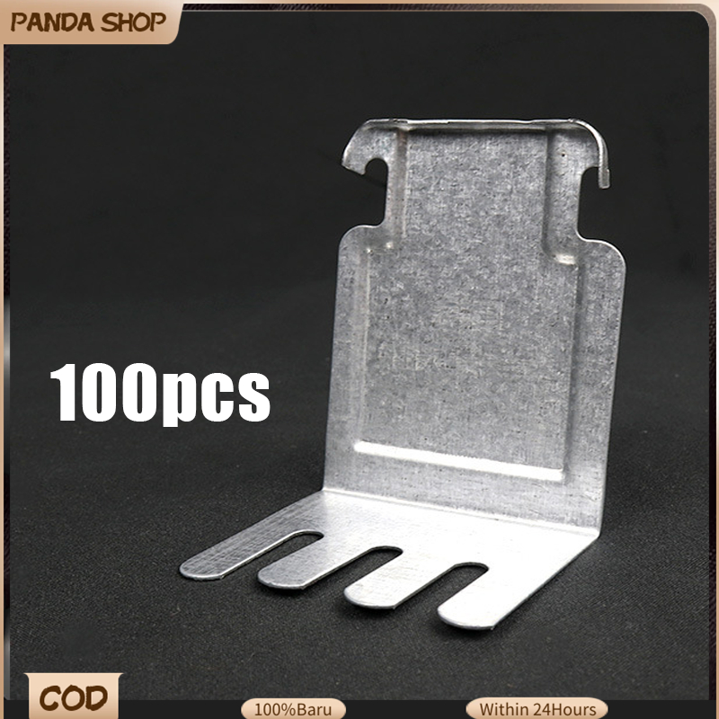 100pcs Metal W Clip Double Furring Clip Wclip 38 Type Furring Wall Clip ...