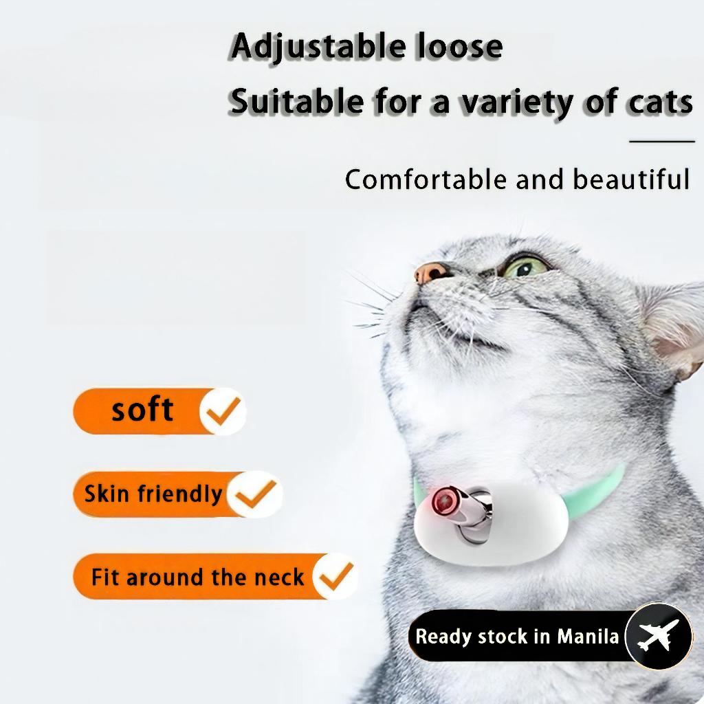 Smart laser cat-teasing collar adjustable USB charging infrared cat ...
