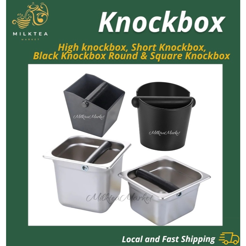 Stainless Steel Coffee Espresso Coffee Knock Box With Removable Knock ...
