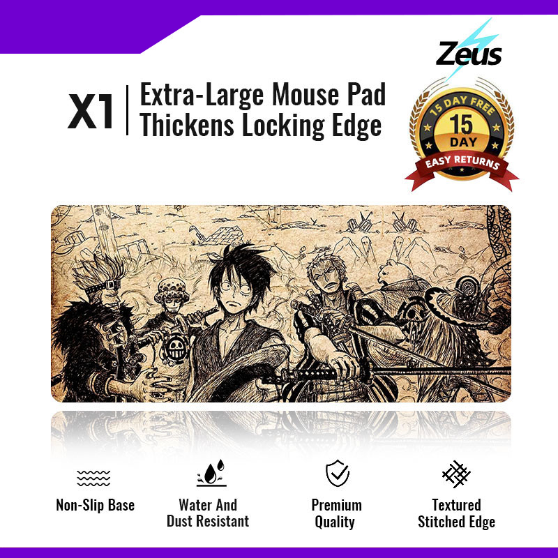 Zeus Large Mouse Pad, Full Desk XXL Extended Gaming Mouse Pad 80*30*2cm ...