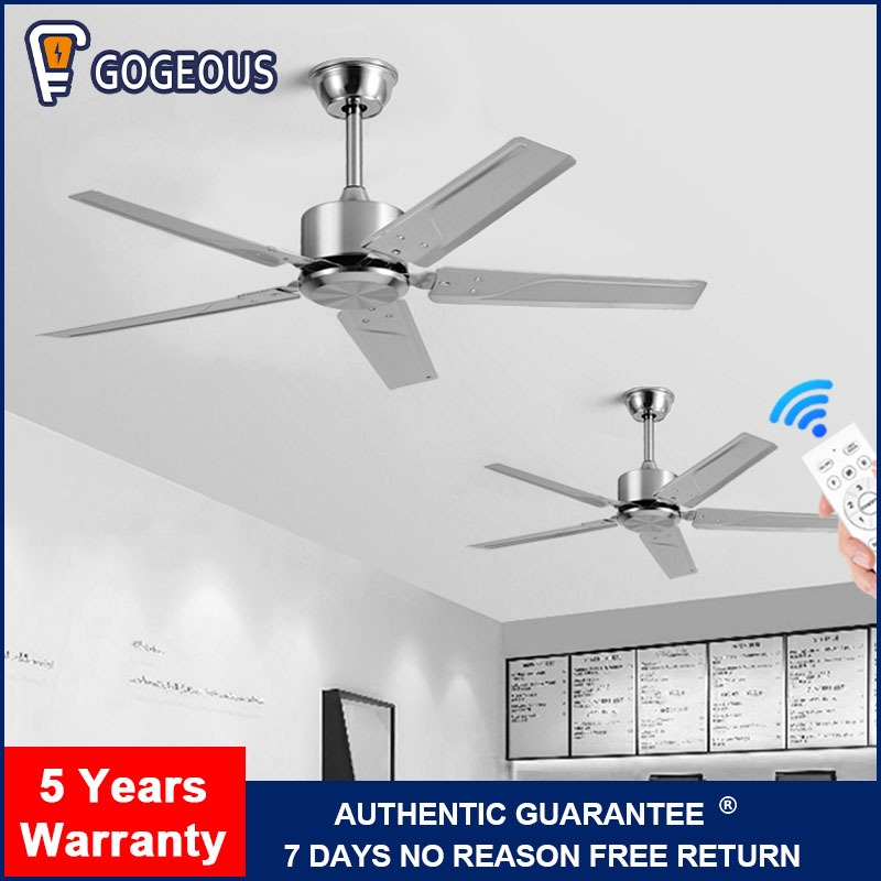 42/52 Inch ceiling fan big size heavy duty Silent 6 Speeds Cooling ...