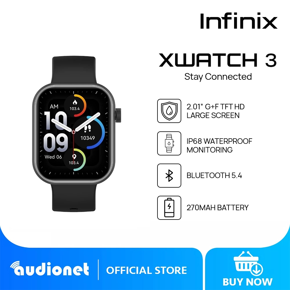 Infinix XWatch 3 | 2.01" IPS Super Large HD Screen | IP68 Waterproof ...