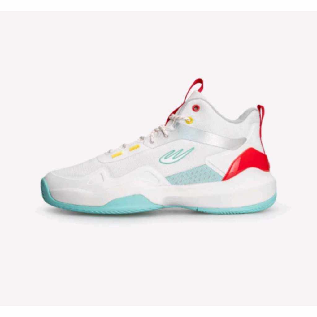 World Balance Conqueror White Red Basketball Shoes for Men | Shopee ...