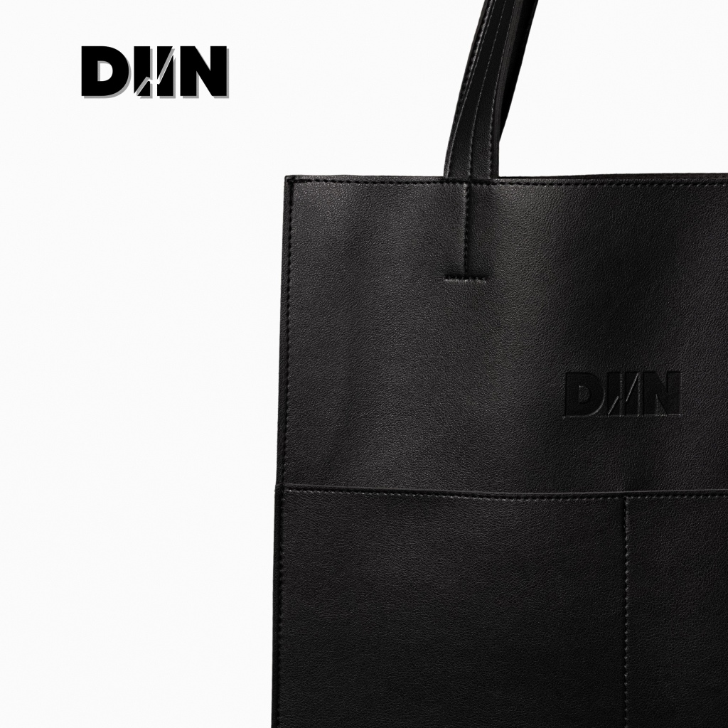 DIIN Work Bag - Black (100% Faux Leather) | Shopee Philippines