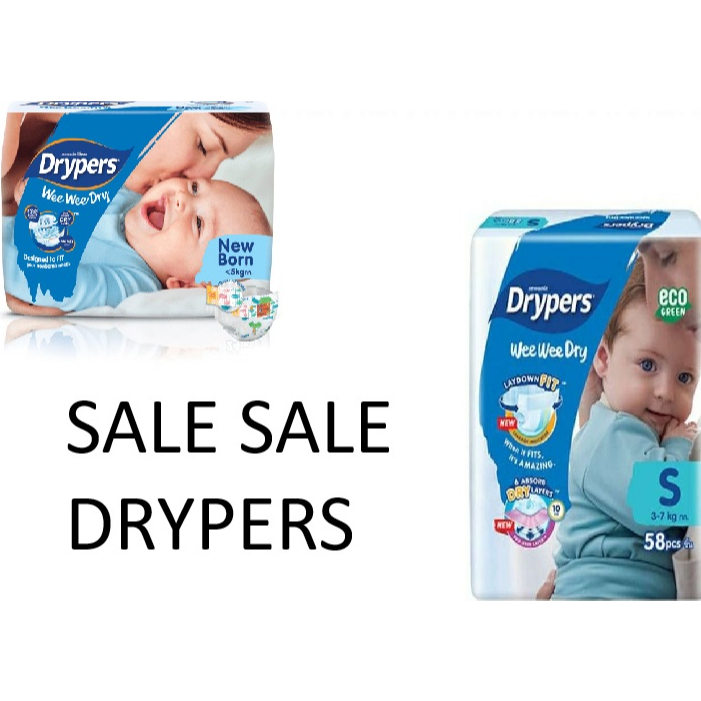SALE drypers newborn/small tape | Shopee Philippines