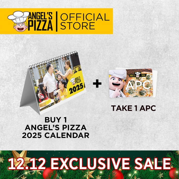 12.12 Angel's Pizza Table Calendar 2025 With Free APC CARD. (LIVE ...