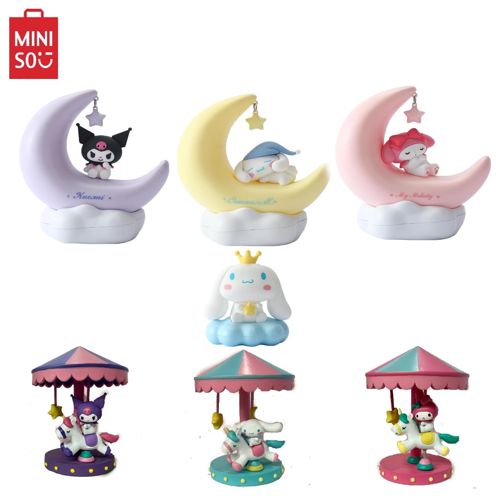 MINISO SANRIO Collection LED Night Light Kuromi Cinnamoroll My Melody ...