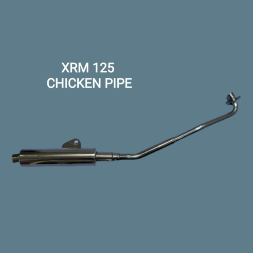 HONDA XRM 125 CHICKEN PIPE - MUFFLER - STAINLESS | Shopee Philippines