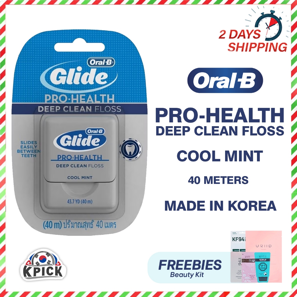 Oral B Dental Floss Glide Pro-health Deep Clean Dental Floss / Cool ...