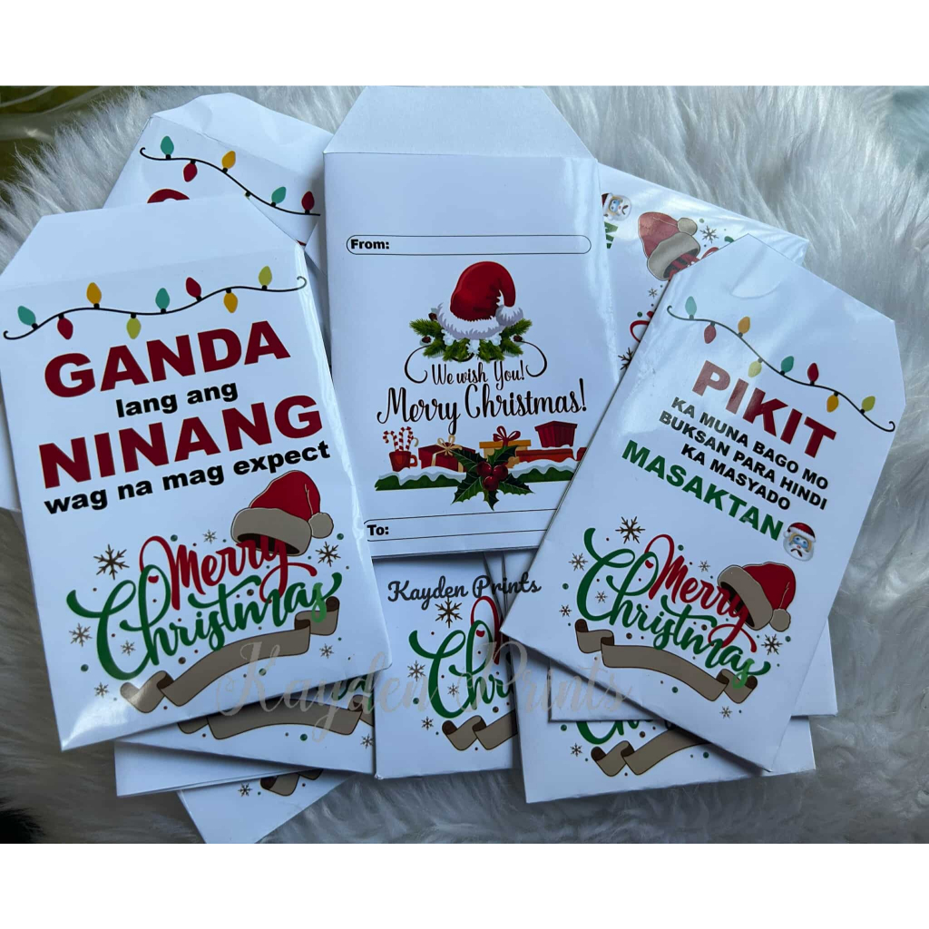 5pcs/10 pcs per pack Angpao for Christmas/Ampao money envelope with ...