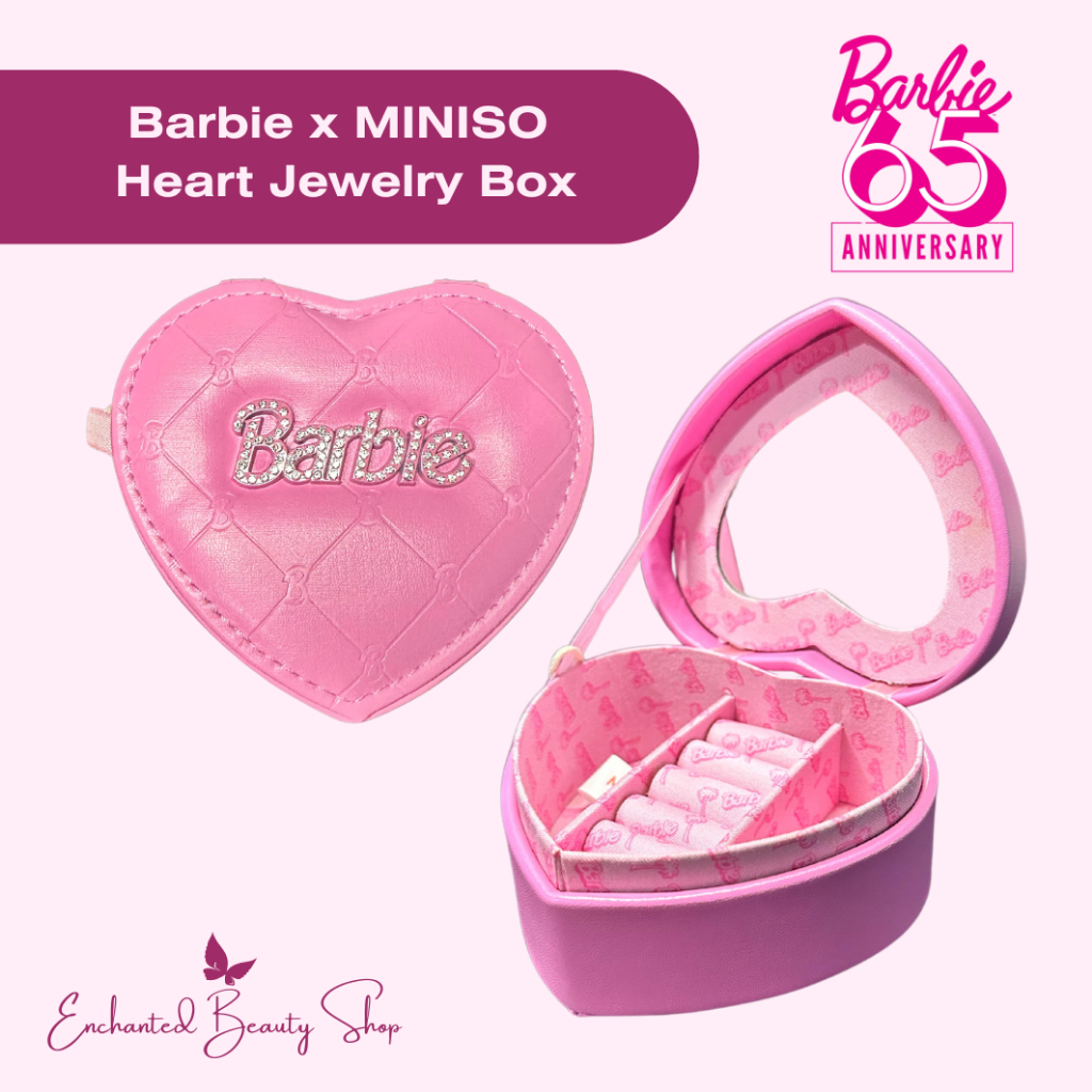 Barbie x MINISO Heart Jewelry Box | Shopee Philippines