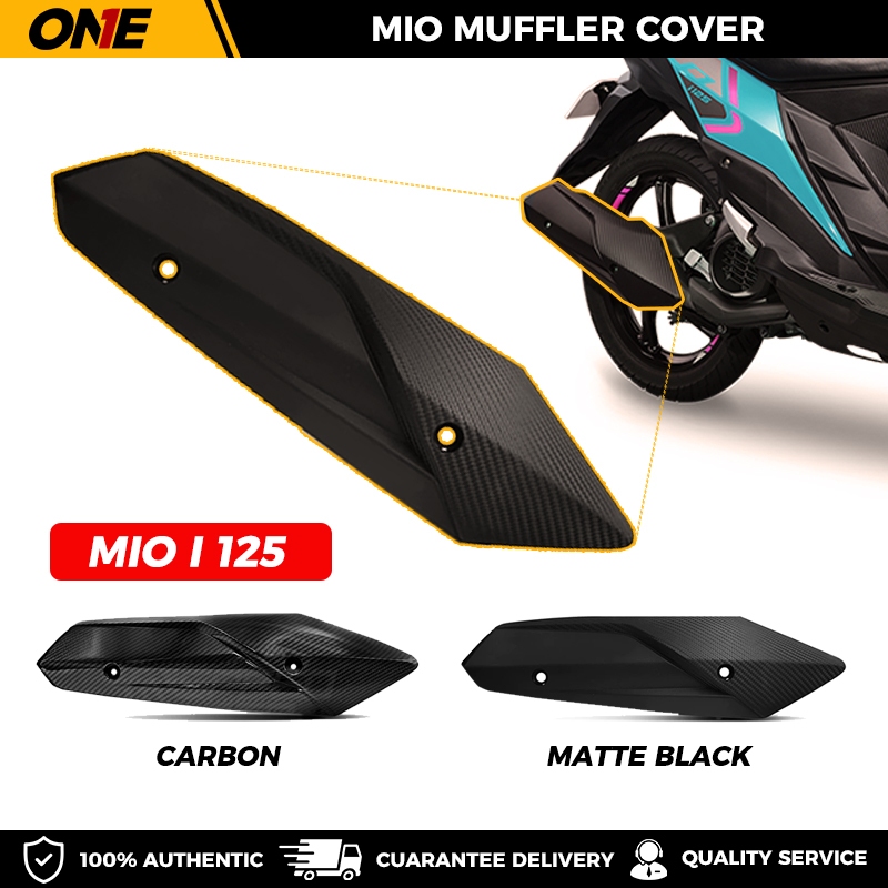 YAMAHA Muffler Cover for MIO i 125 Carbon Heat Guard Motorcycle ...
