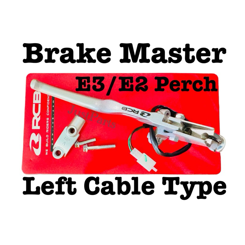 RCB E2/ E3 Brake Master LEFT Cable Type Silver Universal | Shopee ...