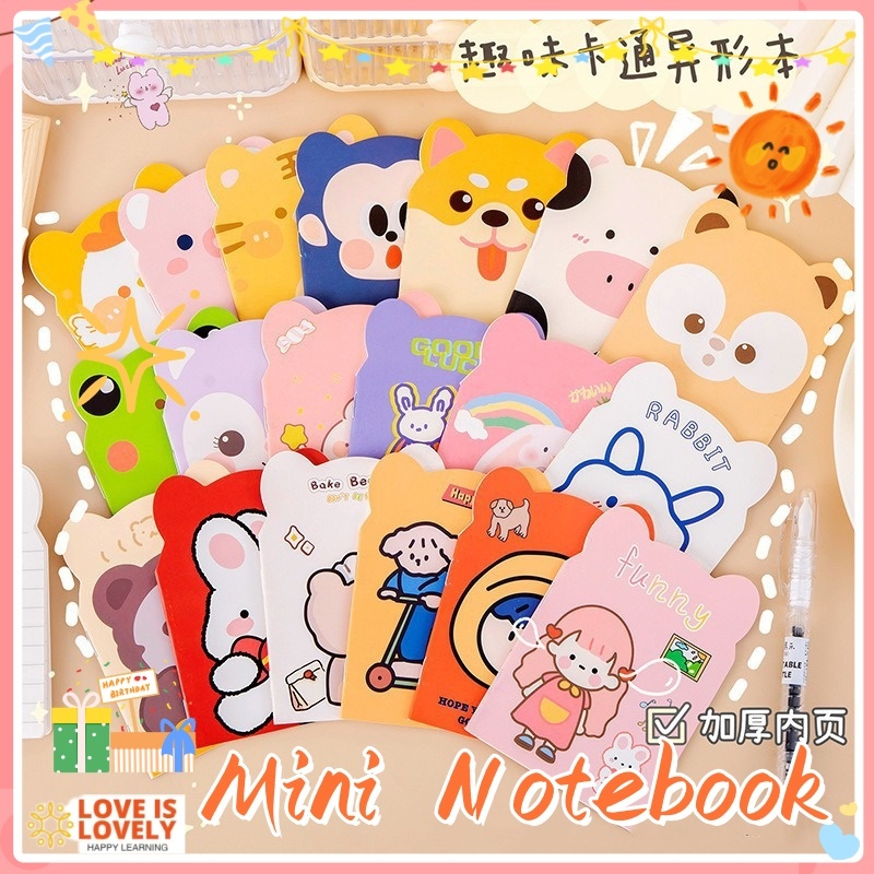 Cute Mini Notebook 32page Cartoon Creative Portable Pocket Notepad ...