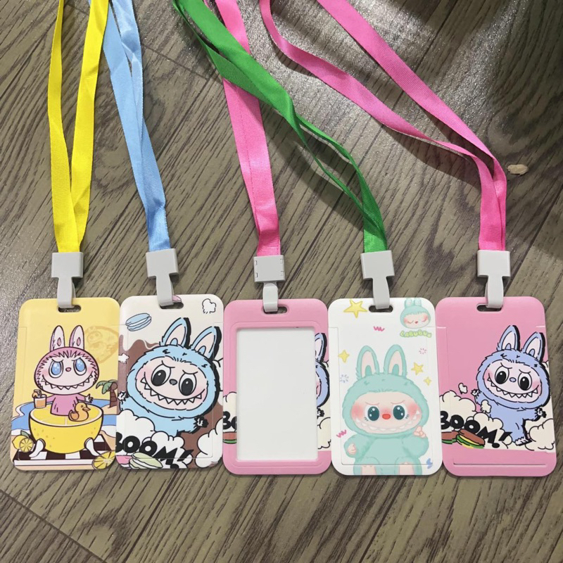 Labubu ID CARD HOLDER WITH LANYARD SCHOOL SU[PPLIES/GIVEAWAYS | Shopee ...