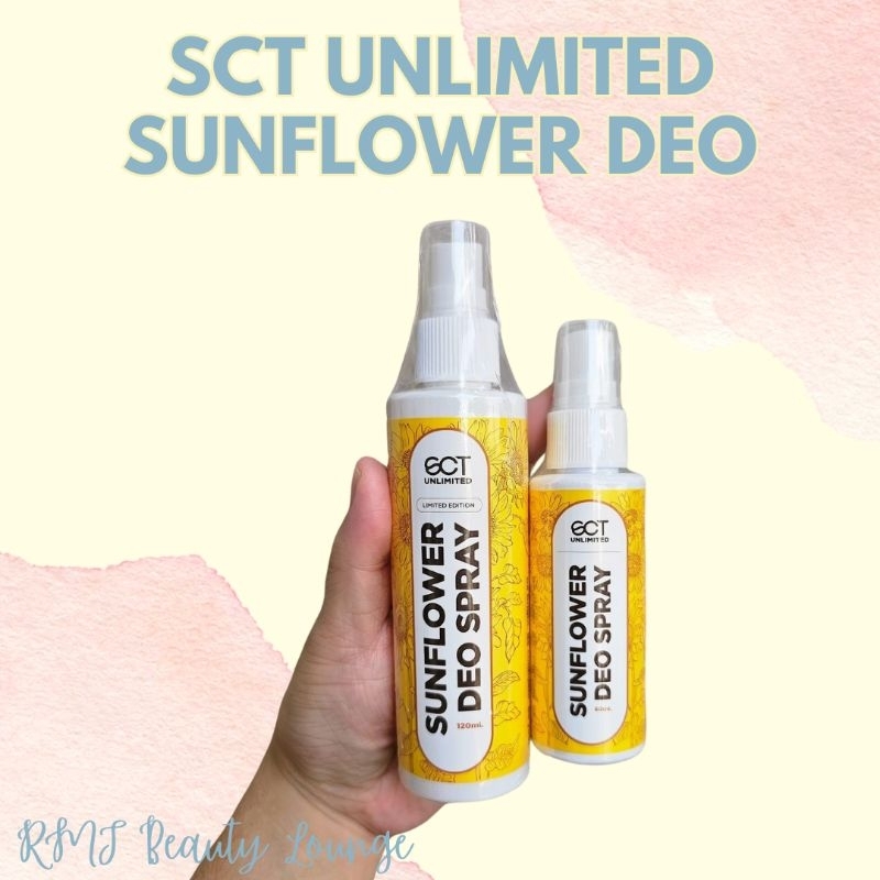SCT UNLIMITED SUNFLOWER DEO SPRAY BIG VERSION 120ml | Shopee Philippines