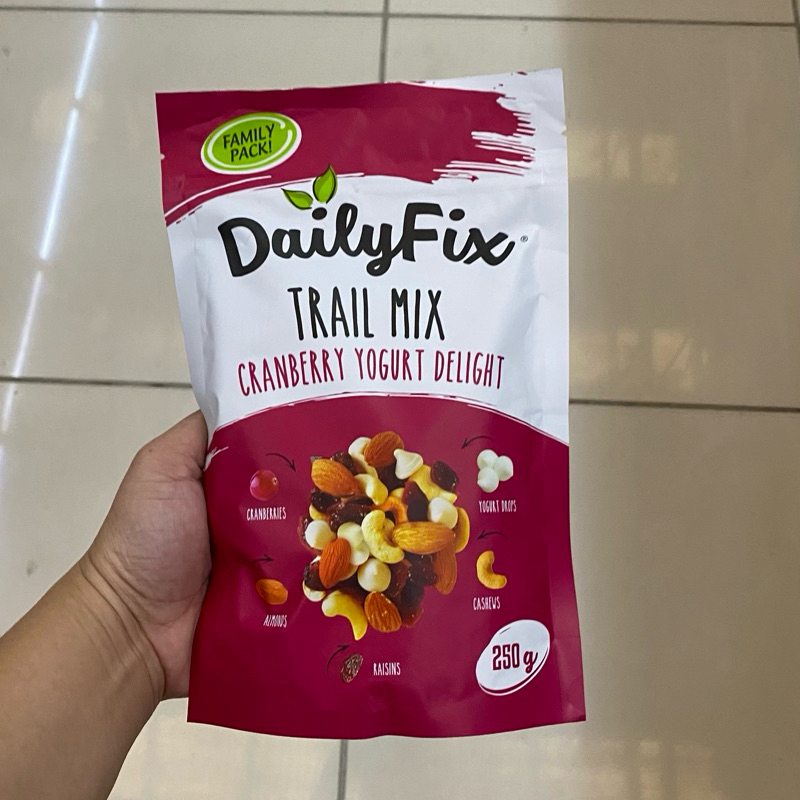 DAILY FIX TRAIL MIX CRANBERRY YOGHURT DELIGHT 250g | Shopee Philippines