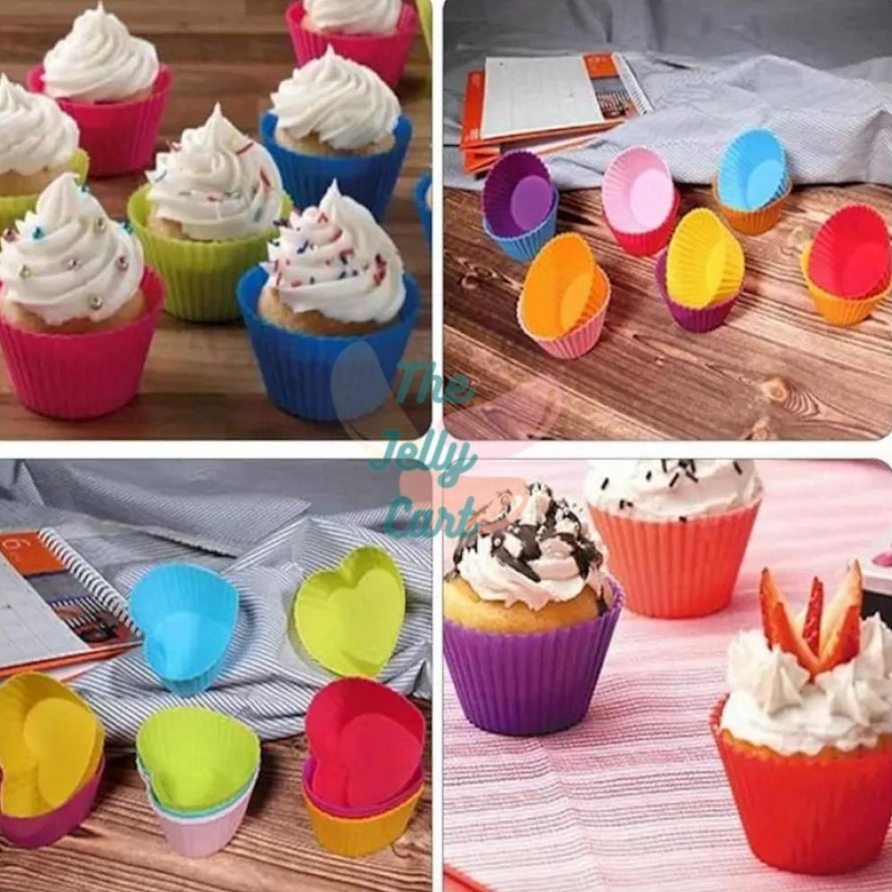 1pc Silicone Cupcake Molder for Baking Silicone Cups Round Shape ...