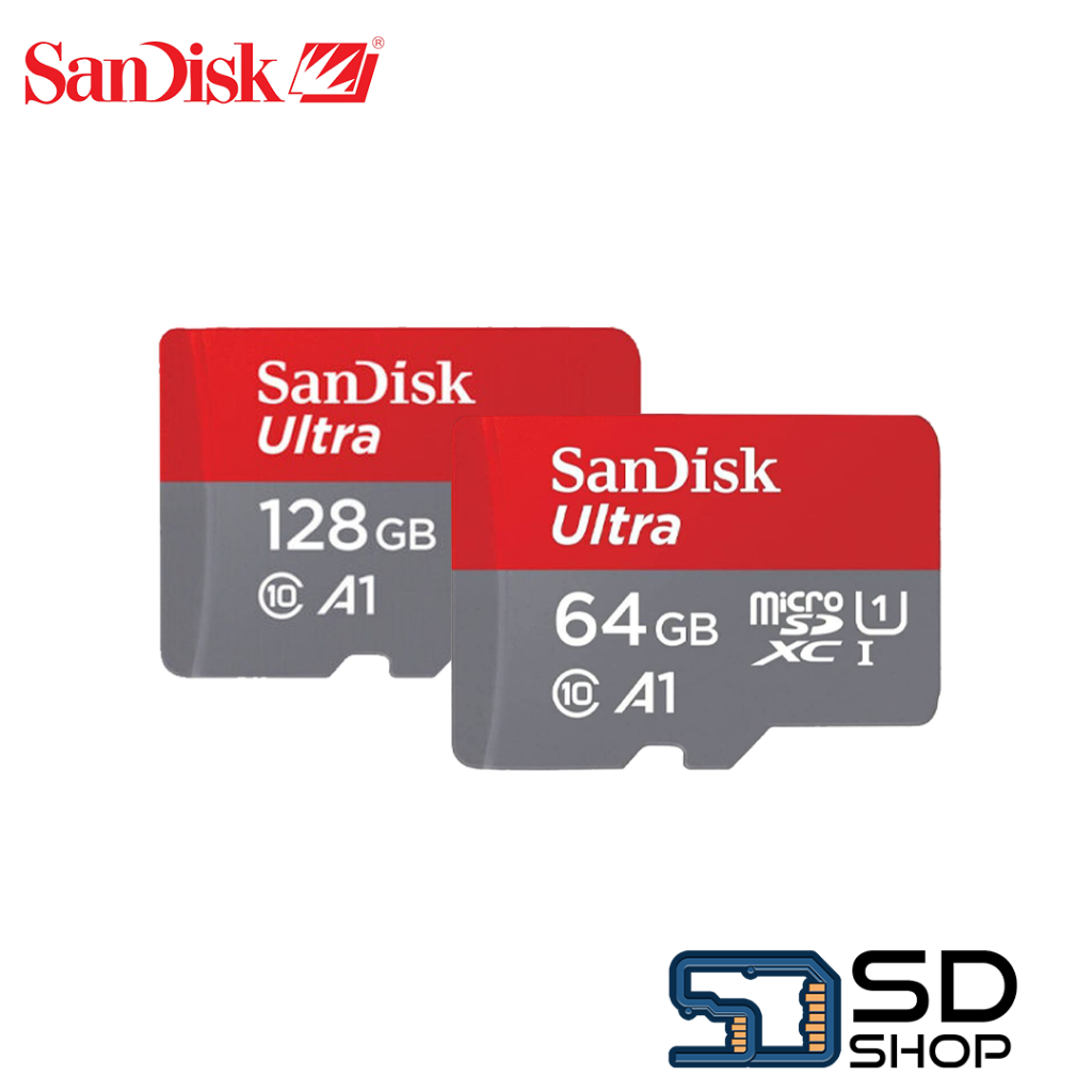 SanDisk Ultra microSD A1 series UHS-I Card ~ 128GB/64GB (SDSQUAB ...