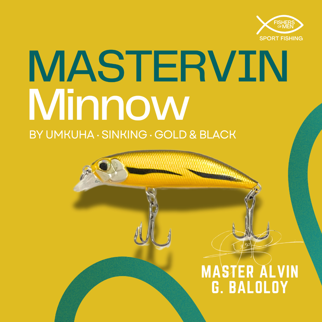 MASTERVIN MINNOW - By Umkuha | 8 Grams Sinking Minnow | COD (MASTERVIN TV) | Shopee Philippines