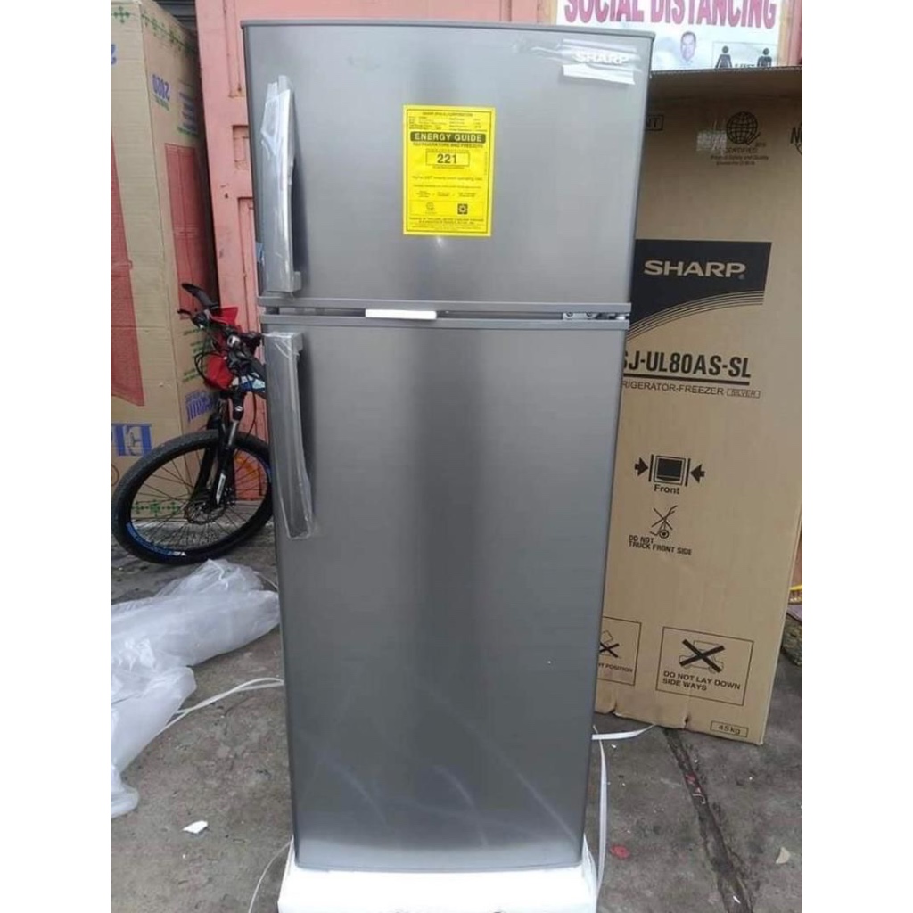 Brand new sharp 7.5cuft Inverter, Two Door Refrigerator | Shopee ...