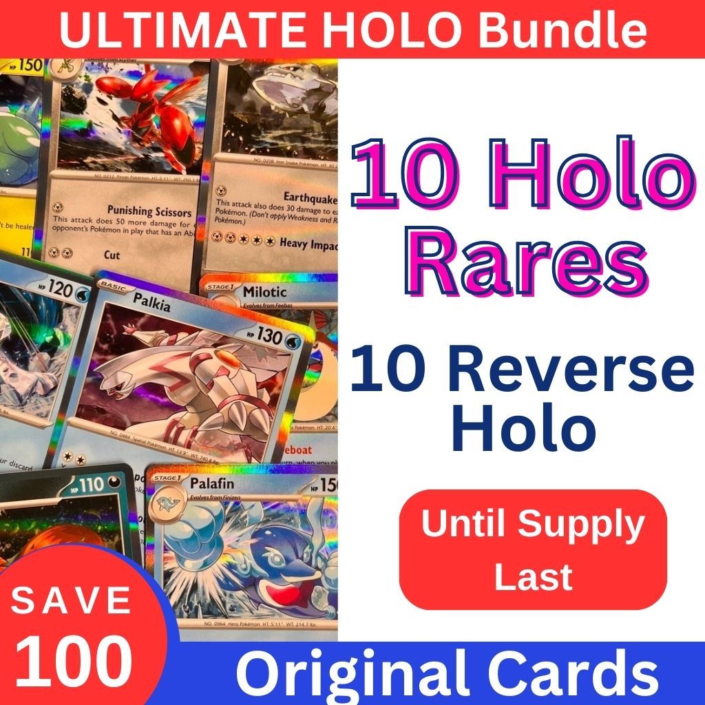 Ultimate Holographic bundle Original Pokemon Cards for beginners from ...
