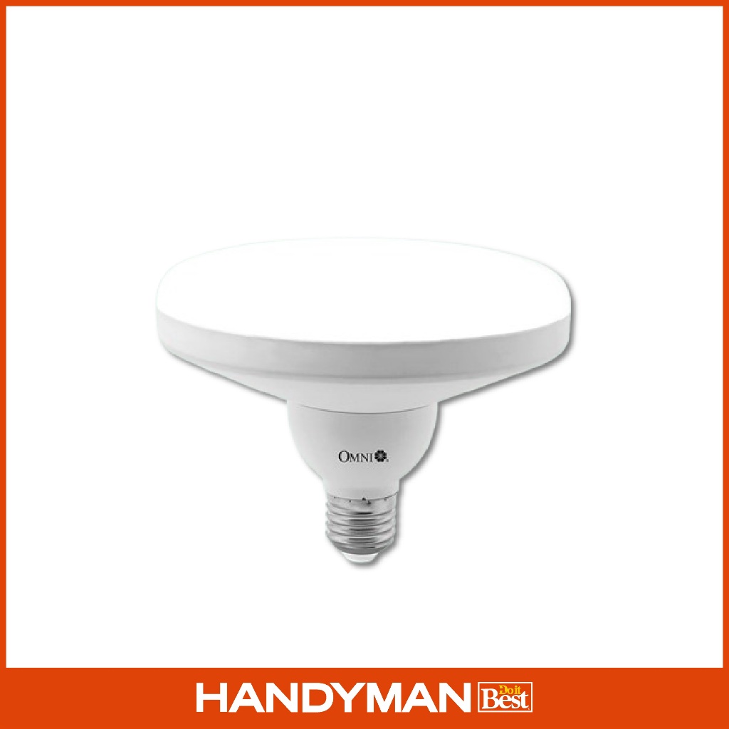 Omni LED Circular Flat Lamp Bulb E27 Base 12 Watts (Daylight) - LFE27 ...