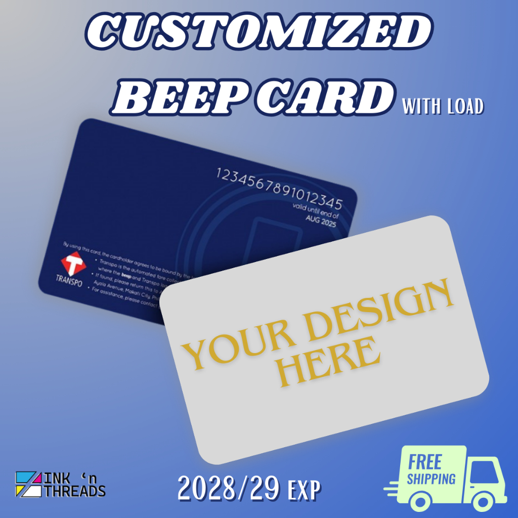 Customized Beep Card for Daily Commute and Transportation | Shopee ...